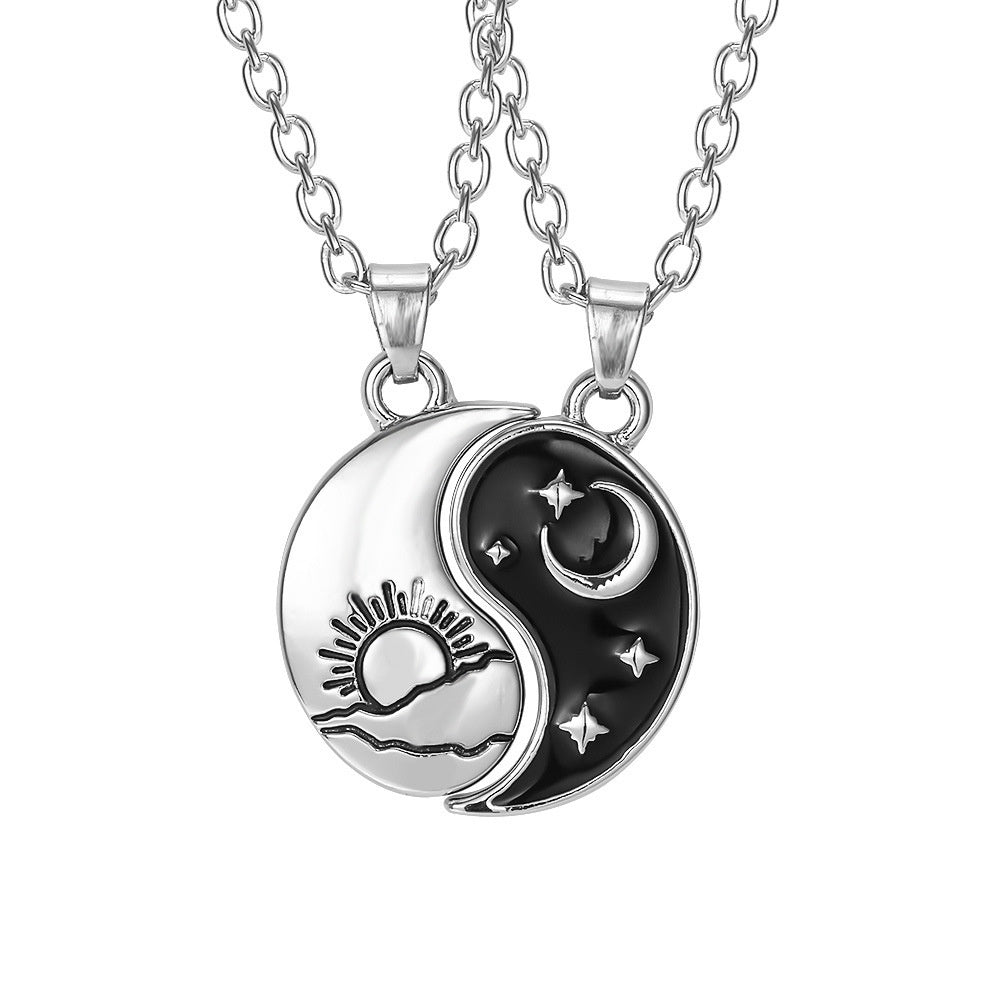 Collier Couple Yin Yang Jour et Nuit | MatchingMood