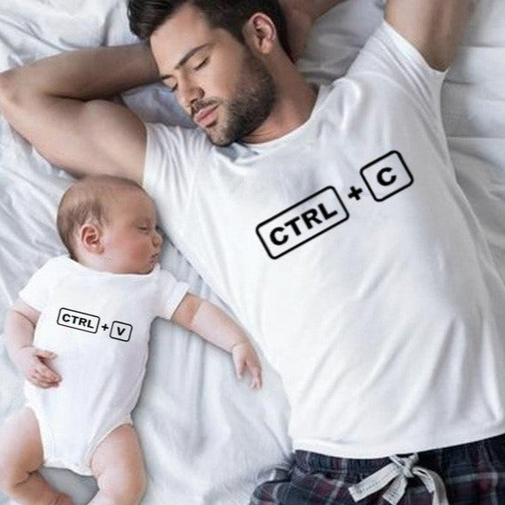 Tee Shirt Père Fils Copier Coller | MatchingMood